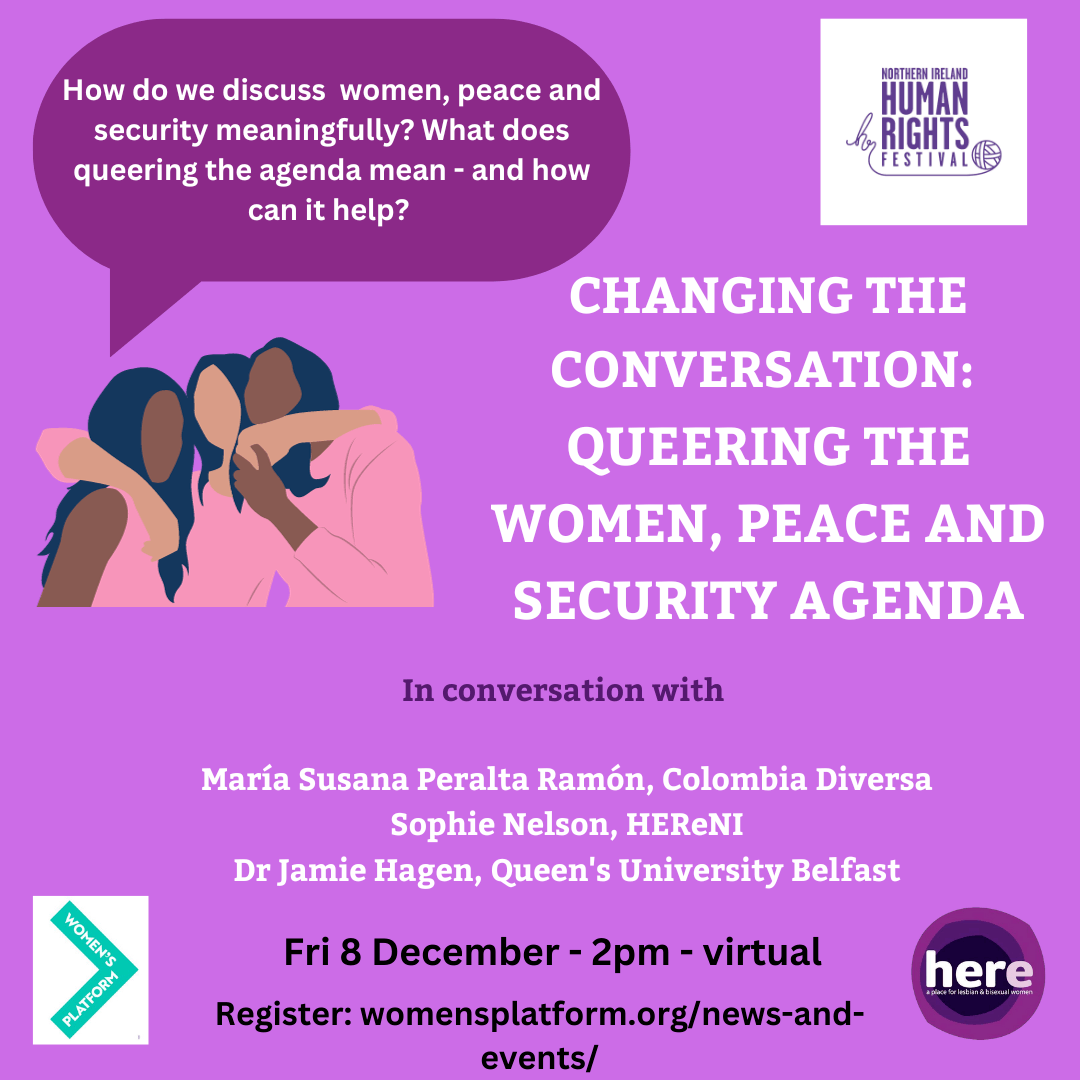 Changing the conversation: Queering the women, peace and security agend